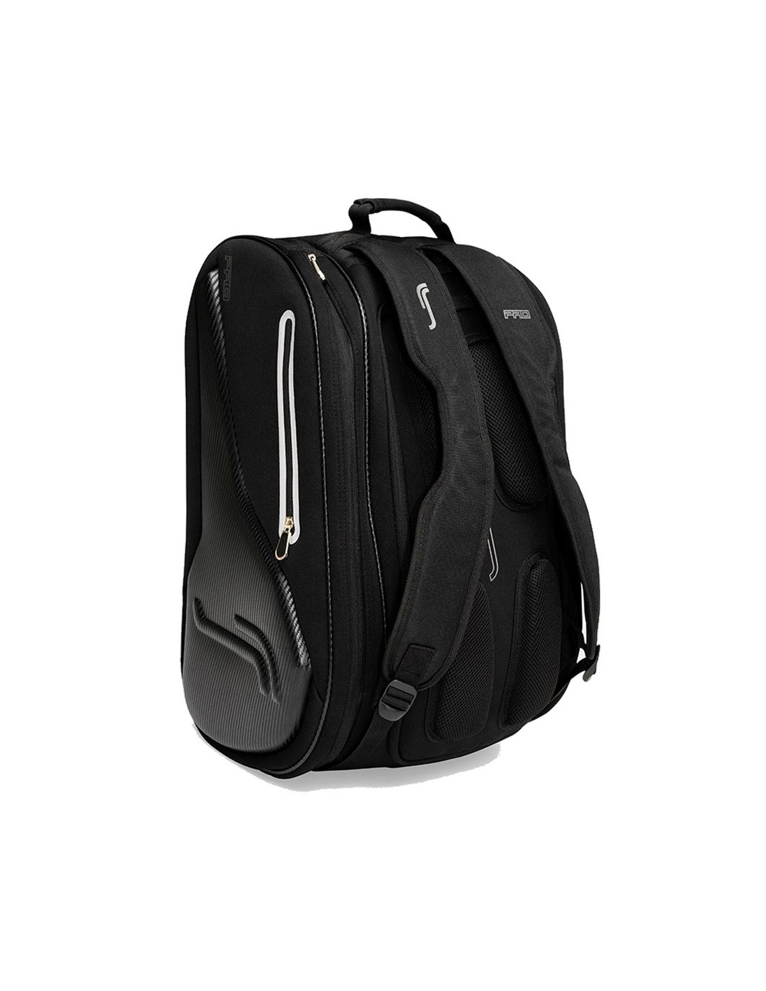 RS Pro Padel Black White padel racket bag | RS PADEL racket bags